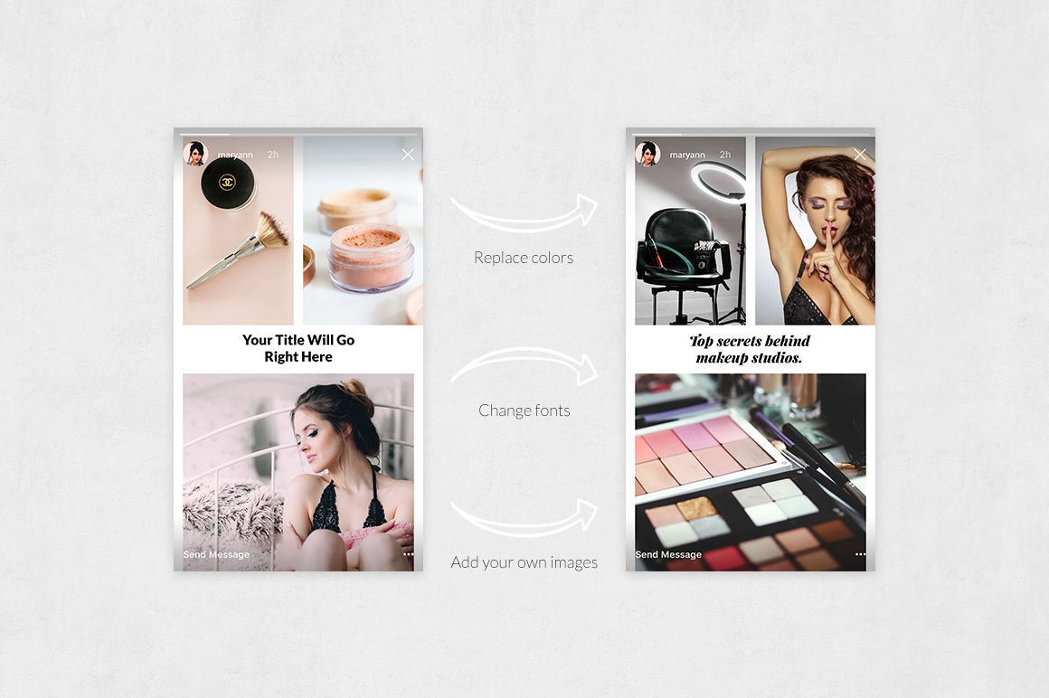 Makeup Instagram Stories
